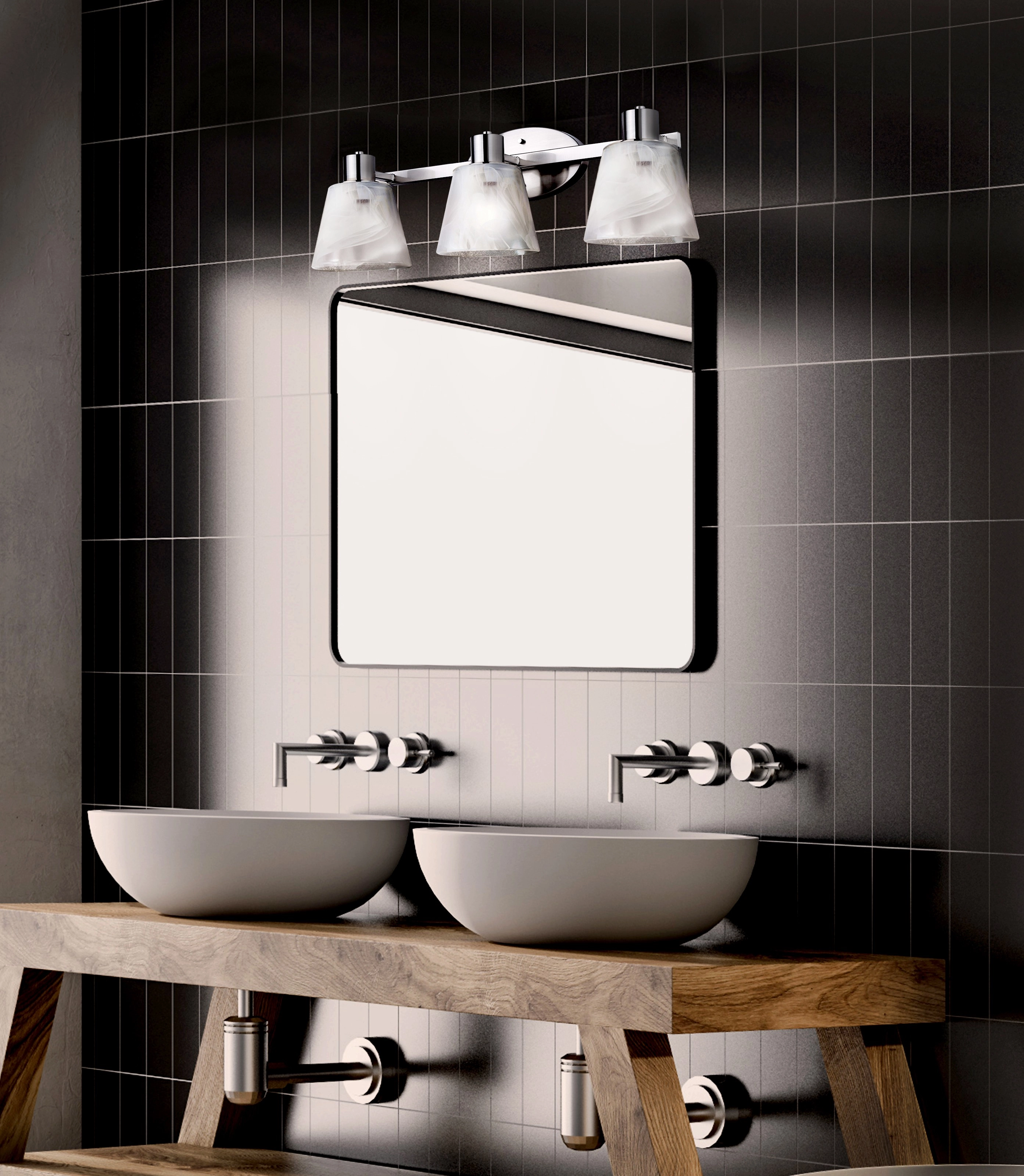 How to determine bathroom vanity light sizes - Blog